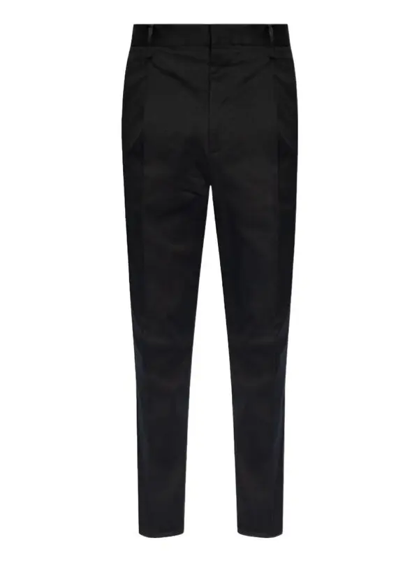Dsquared2 Pleated Front Tapered Trousers - Black