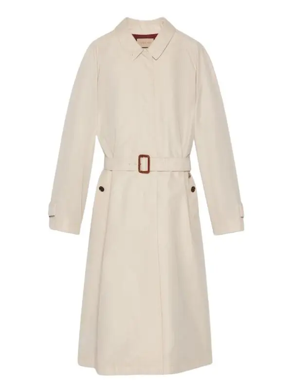 Gucci Gabardine Trench Coat - No