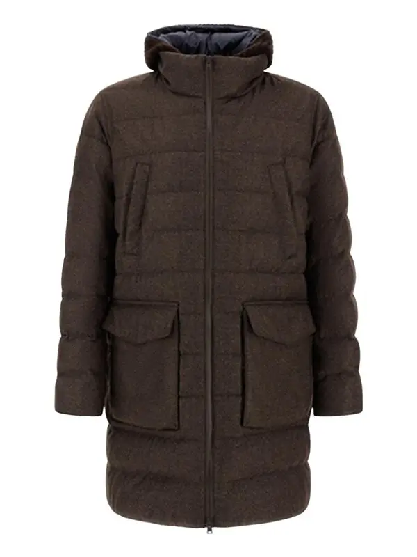 Herno Hooded Down Jacket - Black