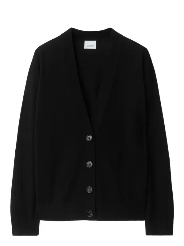 Burberry Wool Cardigan - Black