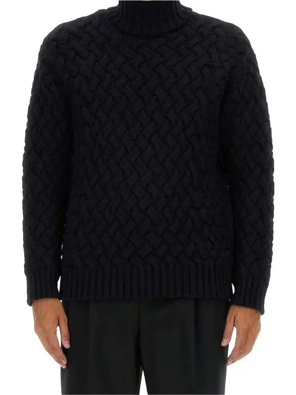 Dries Van Noten Long-sleeved Roll-neck Jumper - Black