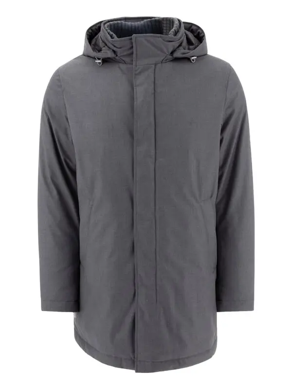 Herno Hooded Down Jacket - Black