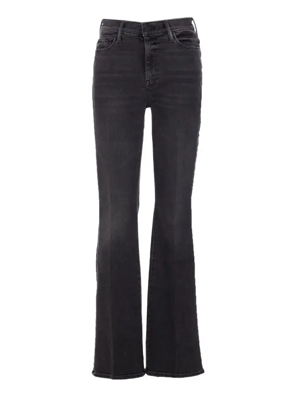 MOTHER The Weekender Flared Jeans - Black