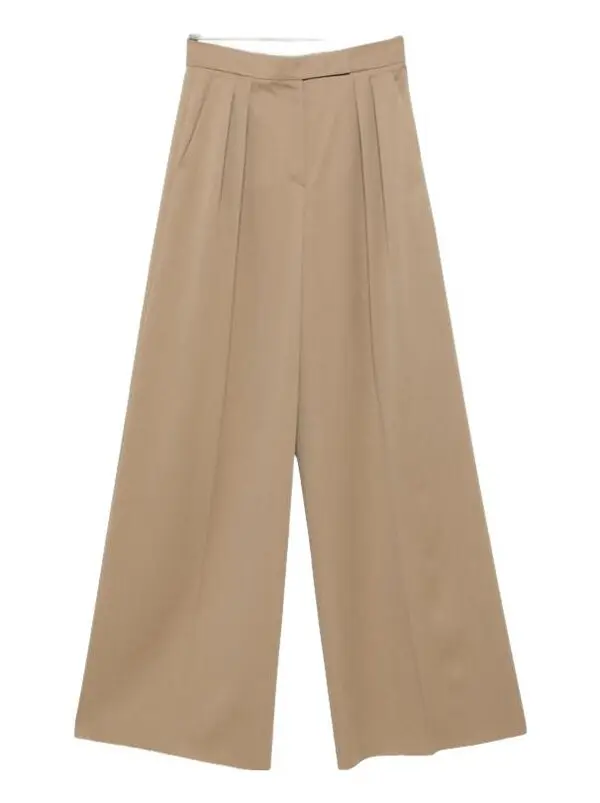 Max Mara Wide-leg Pleated Trousers - No