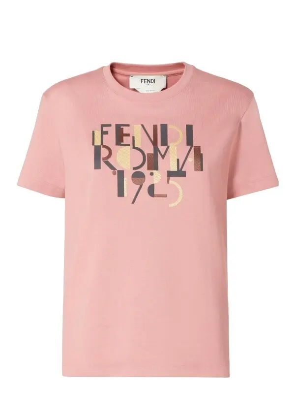 Fendi Cotton T-shirt - Pink