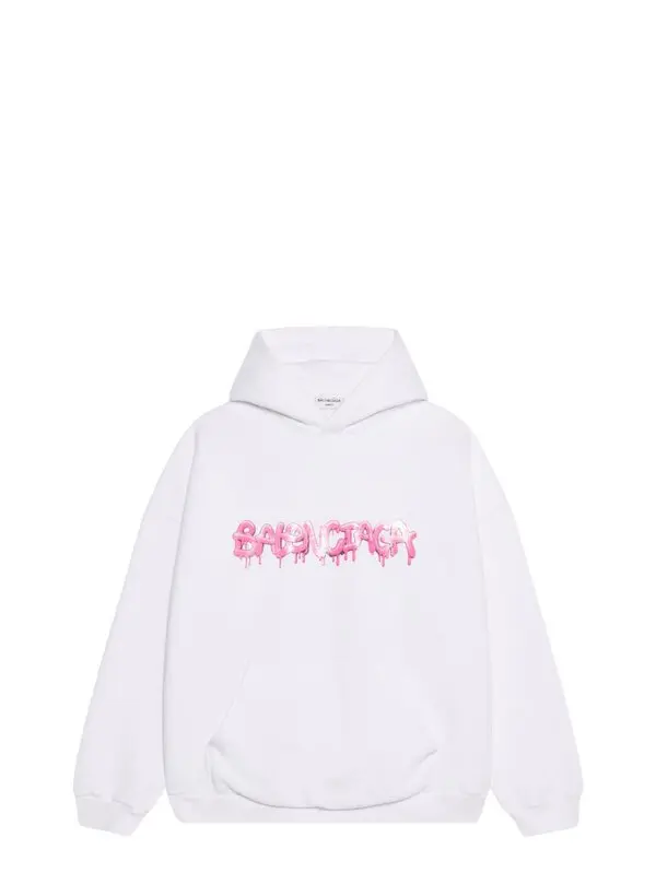 Balenciaga Logo Print Hoodie - No