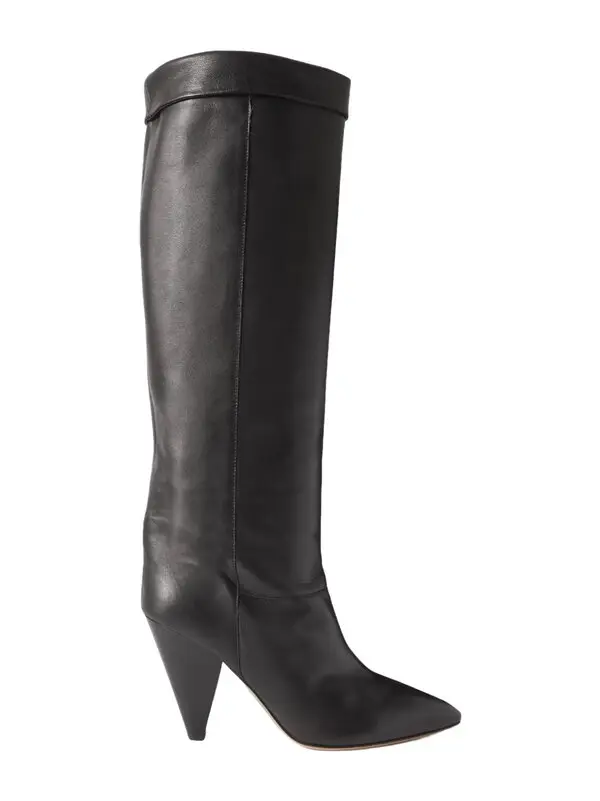 Isabel Marant Étoile Knee-length Cone Heel Boots - Black