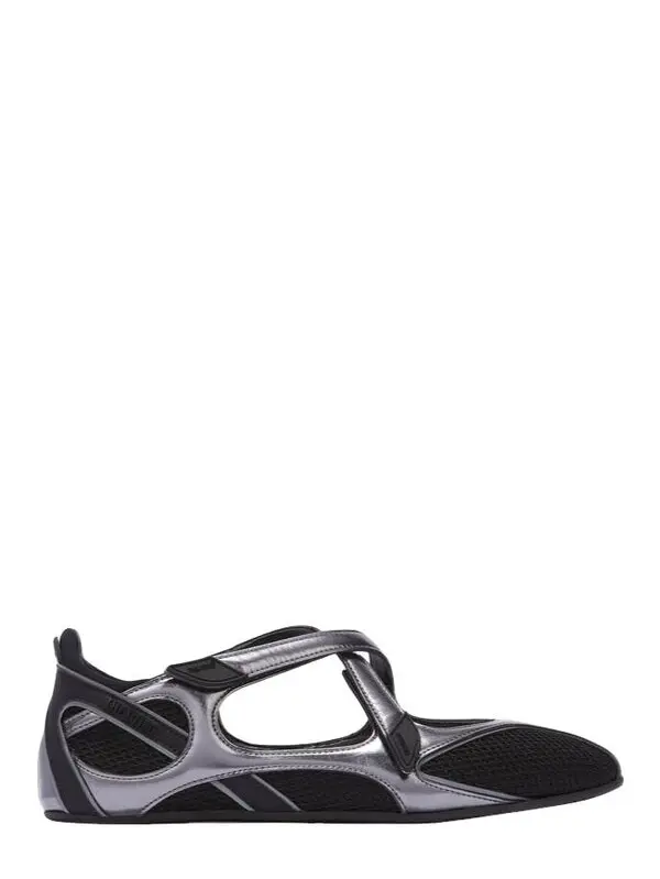 Attico The Floor 01 Ballerina Flats - Black