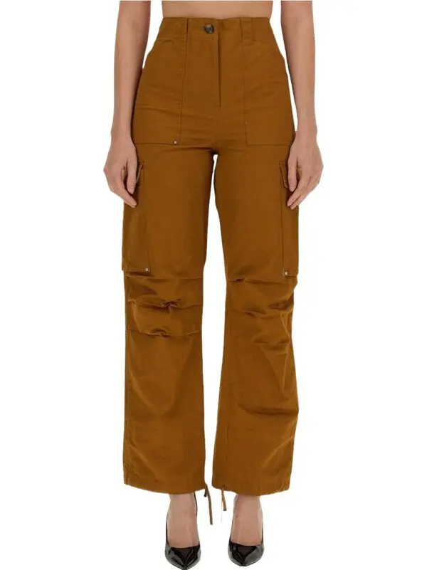 Rabanne Wide-leg Cargo Pants - Brown