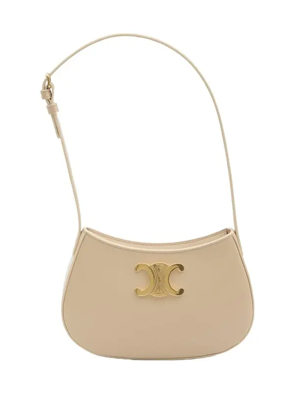 Celine Medium Tilly Shoulder Bag - Nude