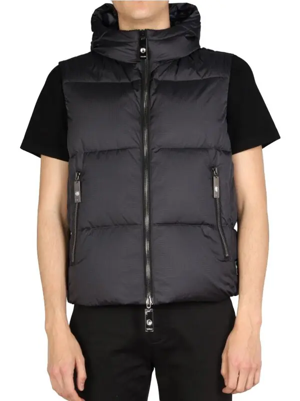TATRAS Hooded Puffer Vest - Black