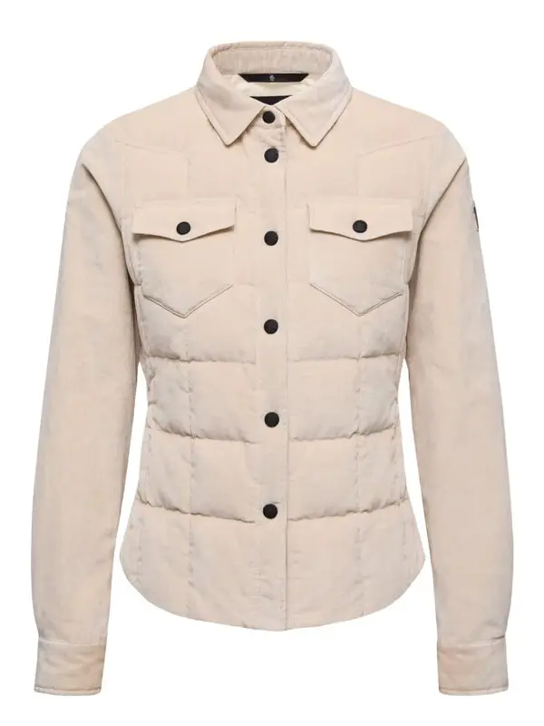 Moncler Nangy Down Shacket - Ivory