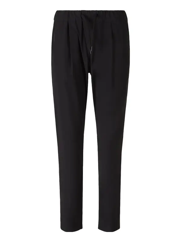 Herno Straight-leg Drawstring Trousers - Black