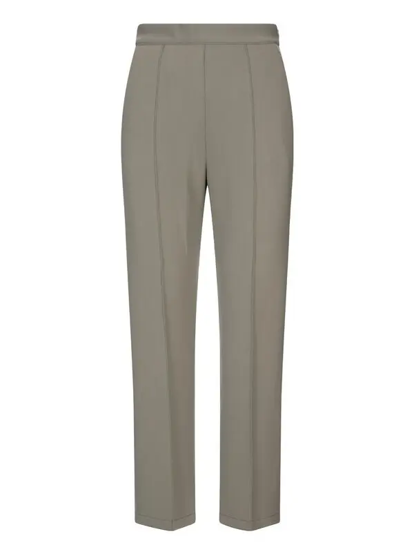 Max Mara Teismo Pleat Detailed Trousers - Gray