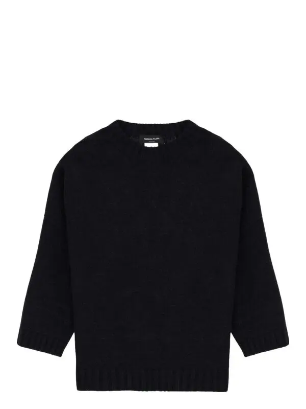 Fabiana Filippi Crew Neck Sweatshirt - Black