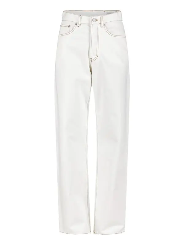 Dries Van Noten Peyton Straight Leg Jeans - Off White