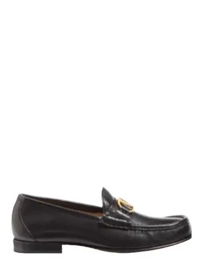 Valentino Garavani Vlogo Signature Slip-on Loafers - Black