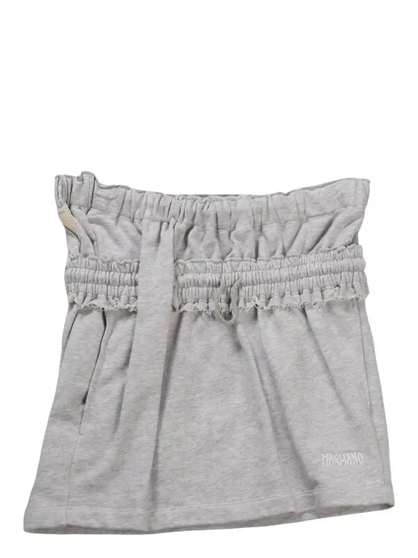 MAGLIANO Asymmetric French Terry Skirt - Light Melange