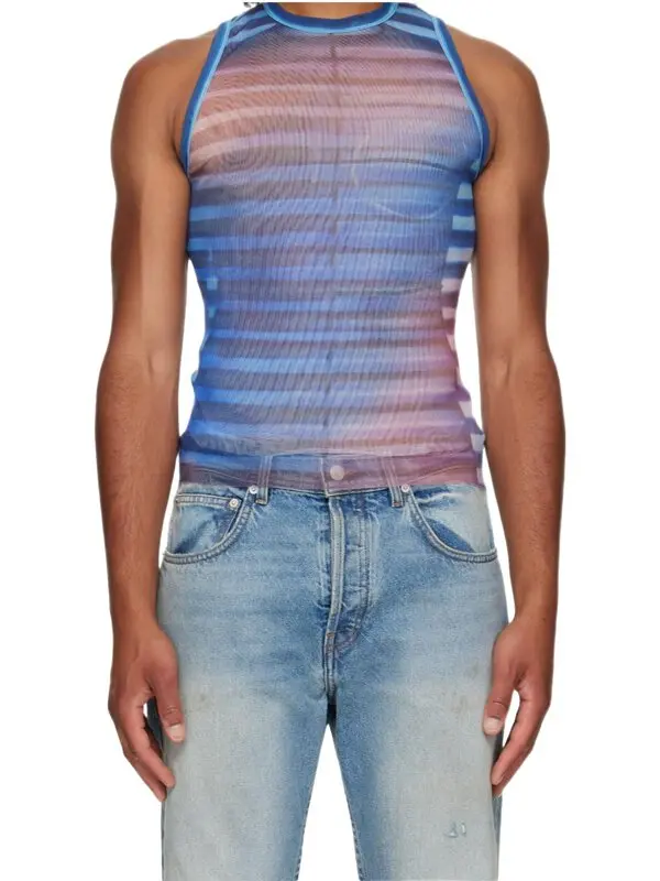 JEAN PAUL GAULTIER Mesh Tank Top - Multicolor