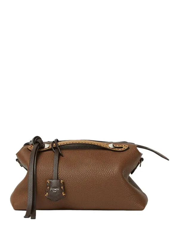 Fendi Selleria Handbag With Knotted Detail - Brown