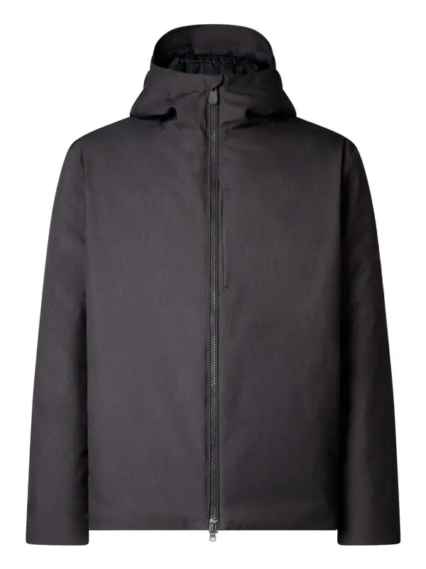 SAVE THE DUCK Barnaby Hooded Puffer Jacket - Charcoal-grey