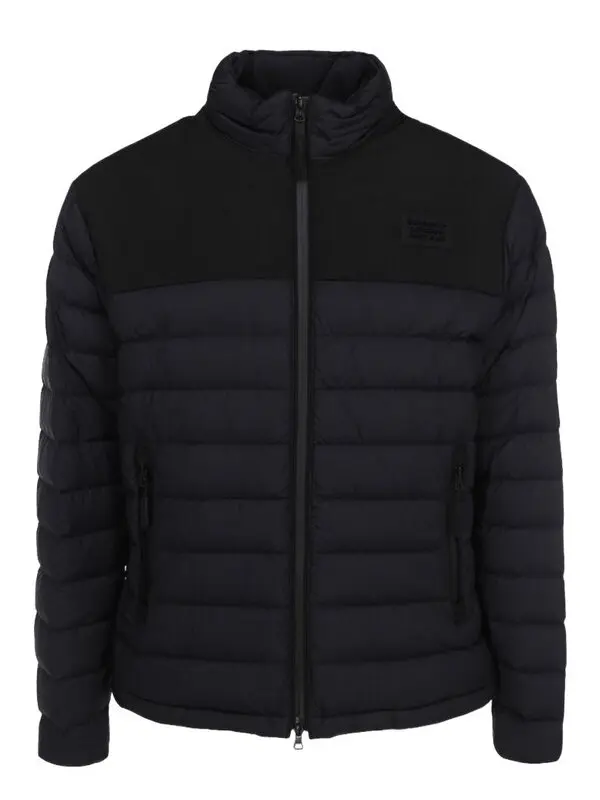 Burberry Padded Logo Patch Jacket - Black