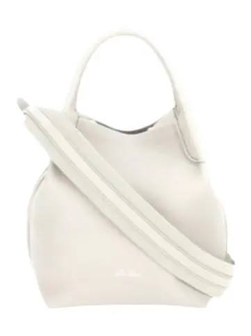 Loro Piana Single Handle Shoulder Bag - White