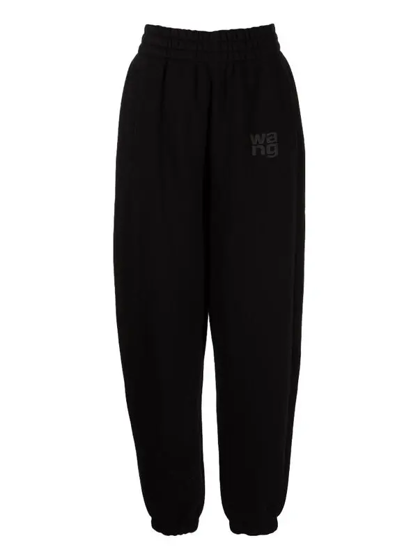 Alexander Wang Logo Elasticated Waist Pants - Black