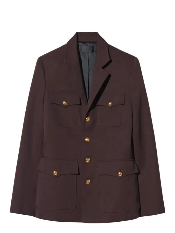 NILI LOTAN Single-breasted Casual Jacket - Black