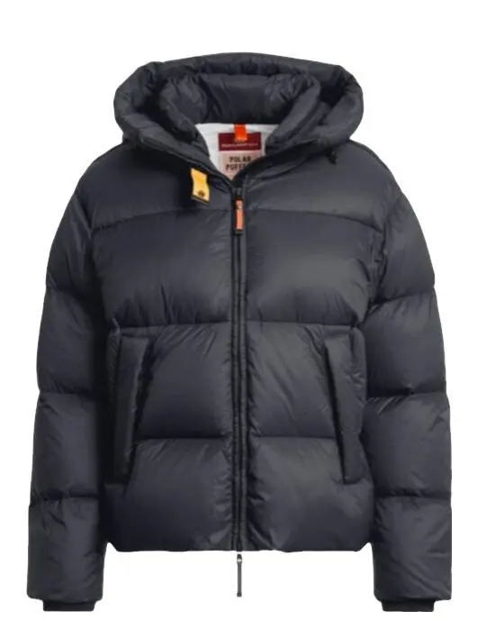 PARAJUMPERS Long-sleeved Down Jacket With Hood And Zip-up Closure - Black