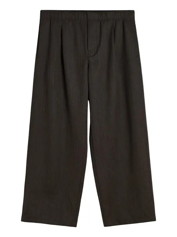 Our Legacy Elastic Waist Wide Leg Trousers - Brown