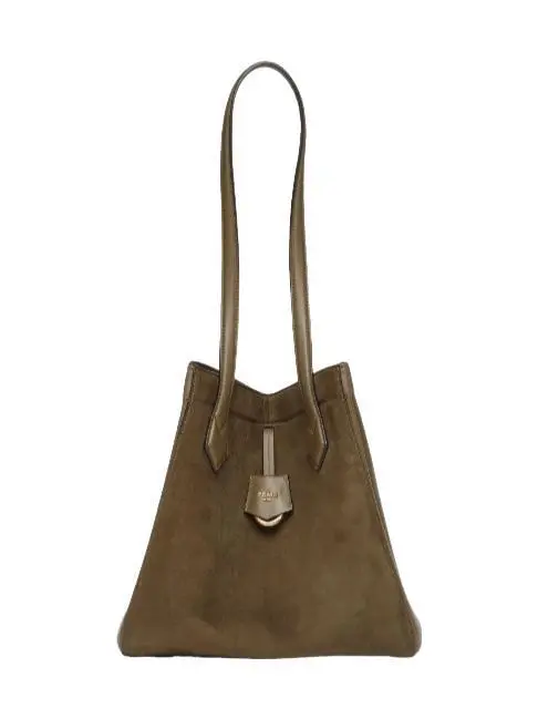 Fendi Origami Medium Tote Bag - Dark Green