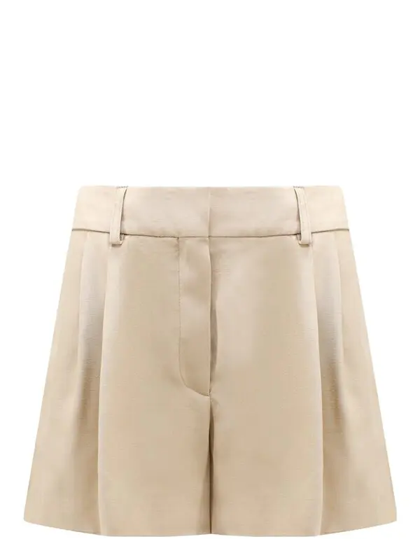 Stella McCartney Tailored Frill Waist Shorts - Nude
