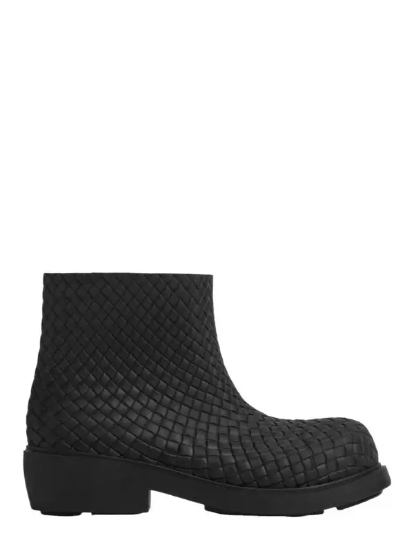 Bottega Veneta Fireman Ankle Boots - Black