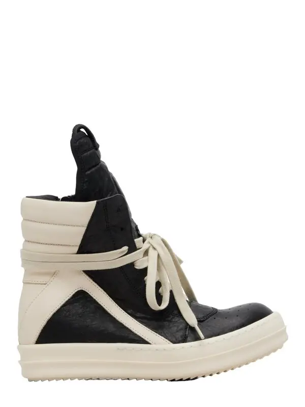 Rick Owens Geobasket High-top Sneakers - Black