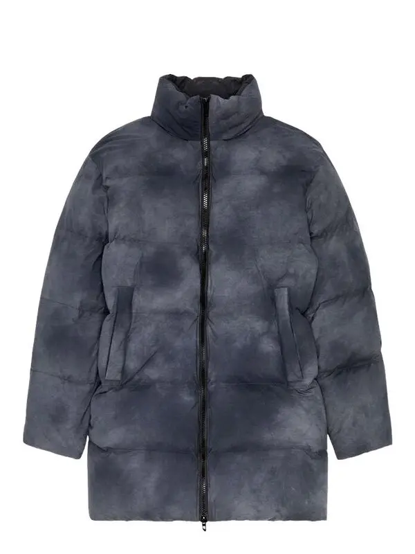 DIESEL® W-raveel Long Puffer Jacket - Dark Gray