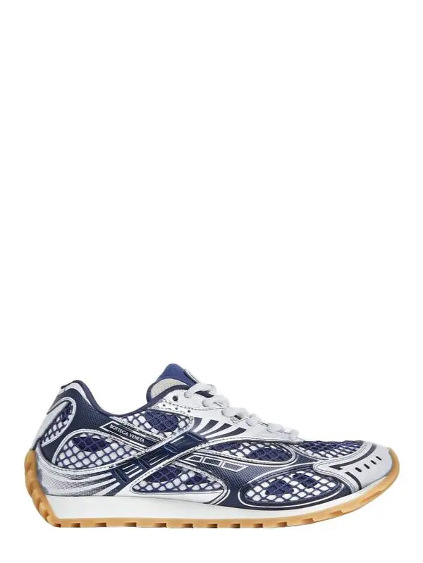 Bottega Veneta Orbit Lace-up Sneakers - Abyss/silver