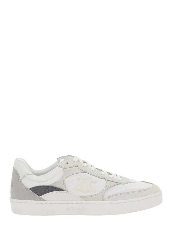 Celine Low-top Lace-up Sneakers - White