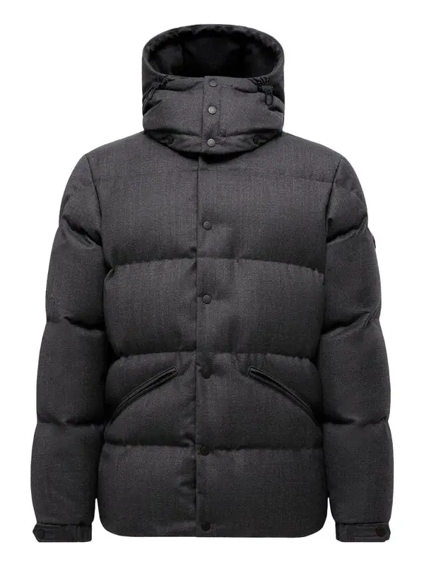 Moncler Eawy Hooded Short Puffer Jacket - Black