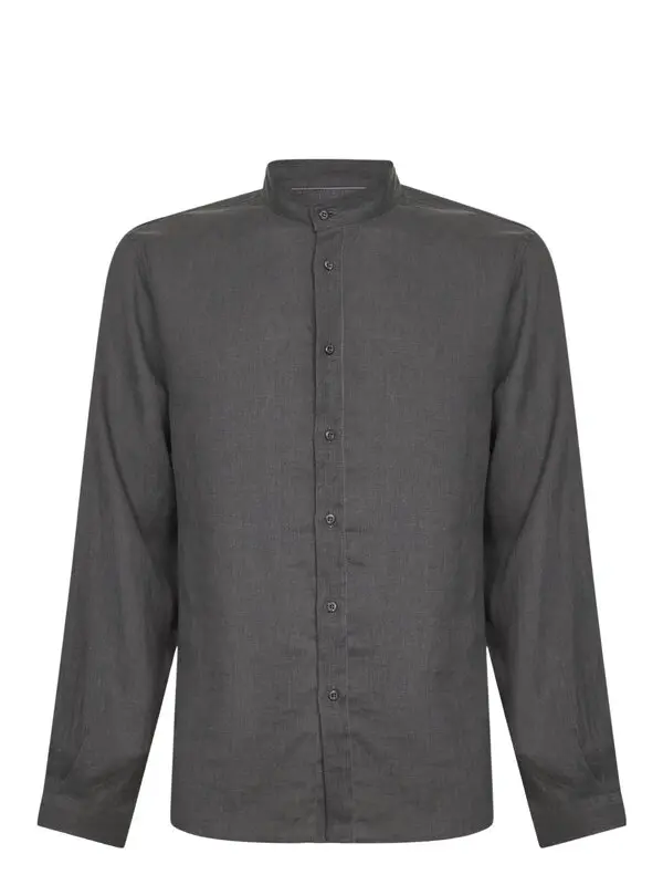 Brunello Cucinelli Long Sleeved Buttoned Shirt - Black