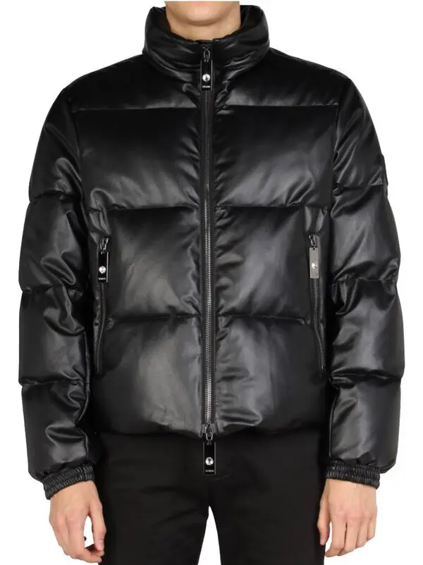 TATRAS Logo Embroidery Puffer Jacket - Black