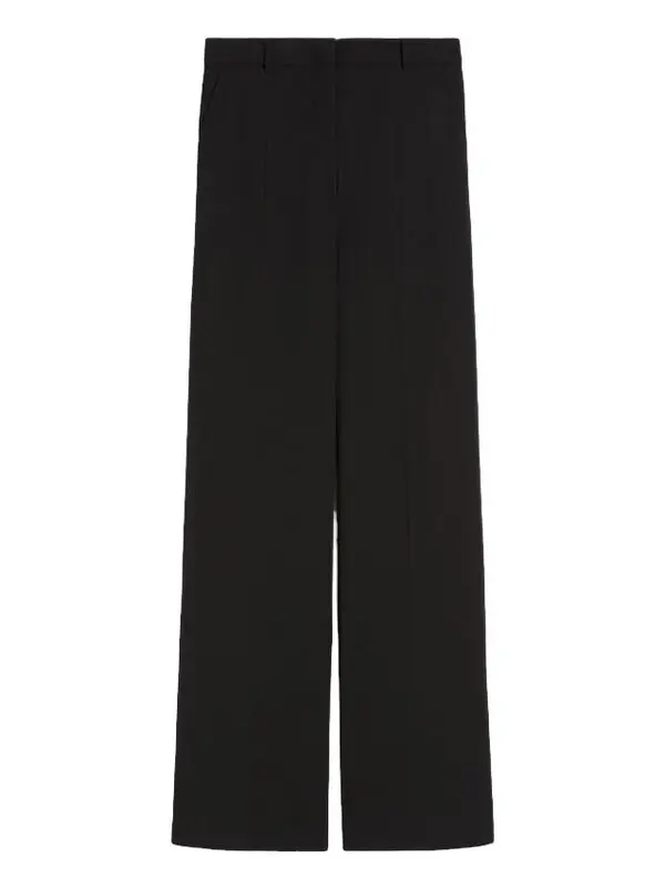 Max Mara Verbena Split Trousers - Black