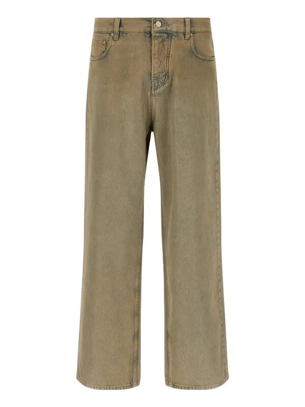 Amiri Belt Loop Denim Trousers - Gray