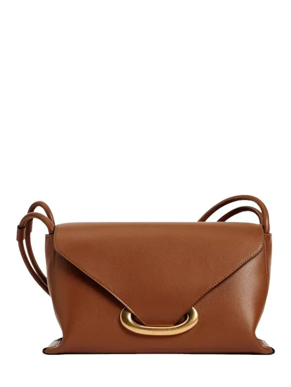 WANDLER Gold-tone Hardware Shoulder Bag - Saddle