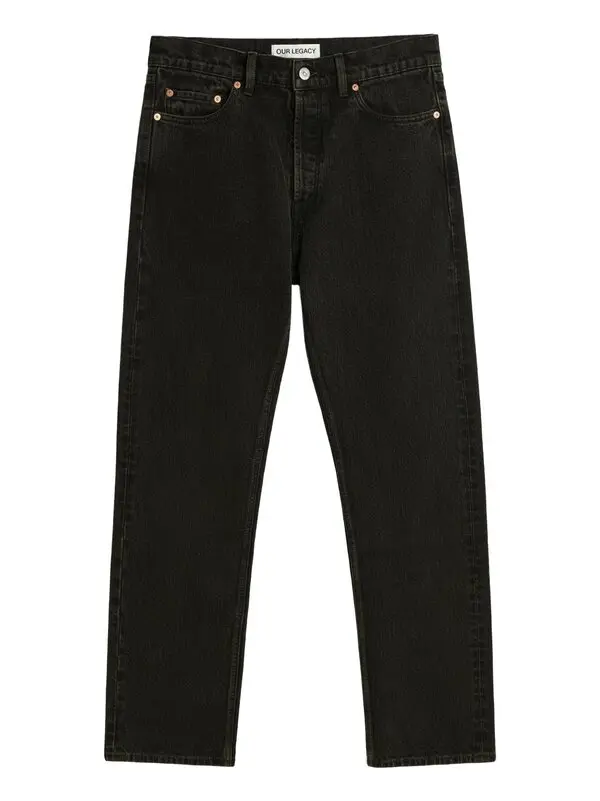 Our Legacy First Cut Twill Jeans - Black
