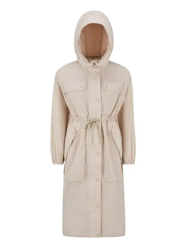 Moncler Mantio Parka Coat - Beige