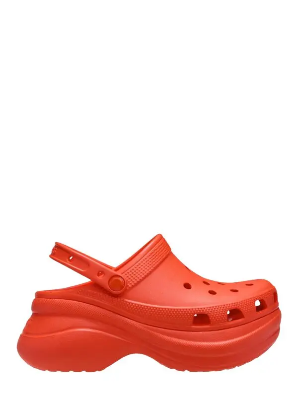 CROCS Round Toe Platform Clogs With Heel Strap - Starfish