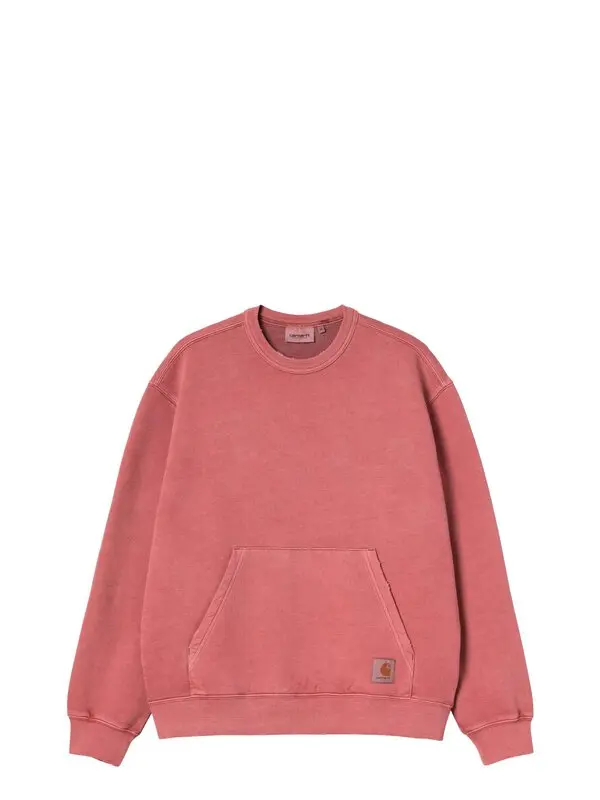 Carhartt Work In Progress Torion Sweatshirt - Marsala, Grind Washed