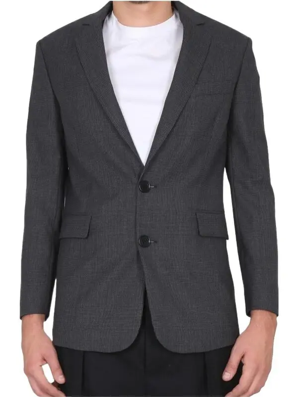 Aspesi Flap-pocketed Single-breasted Blazer - Black