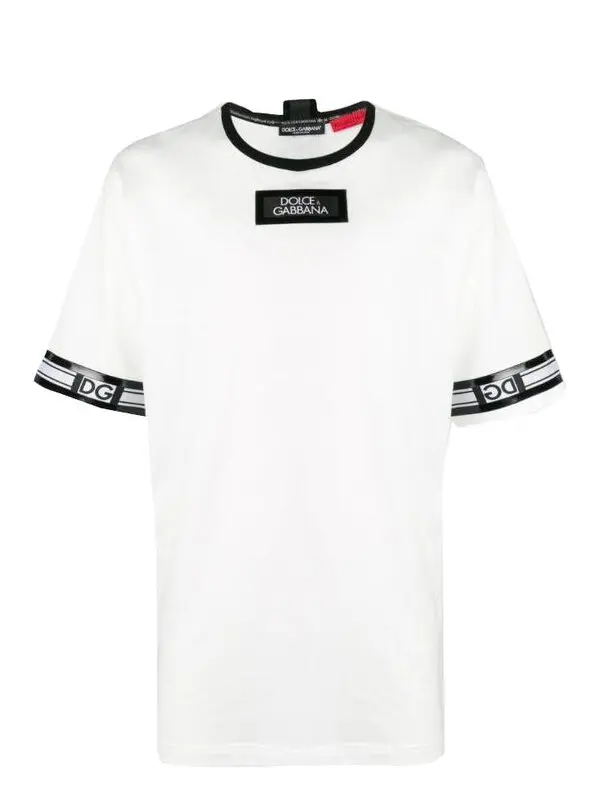 Dolce & Gabbana Logo Patch T-shirt - White
